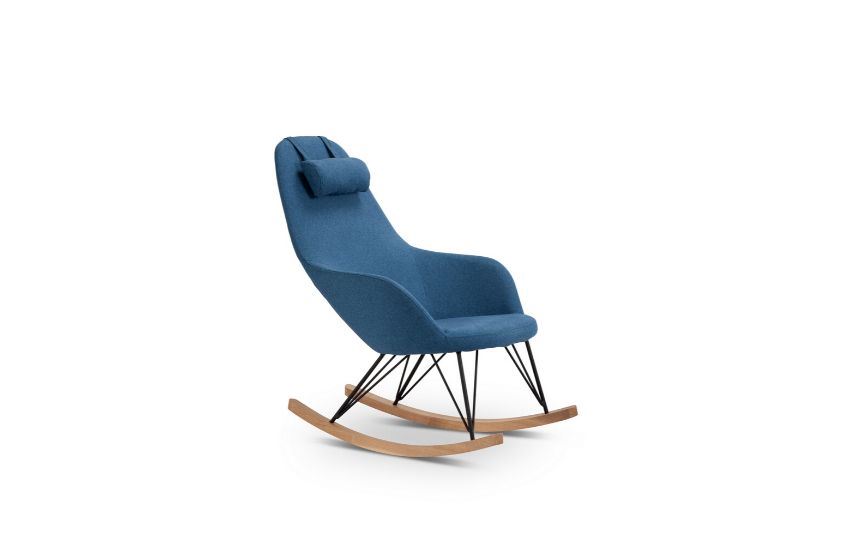 J1642 - Fabric Rocking Chair with Head Cushion • Mobilitop Lebanon Beirut