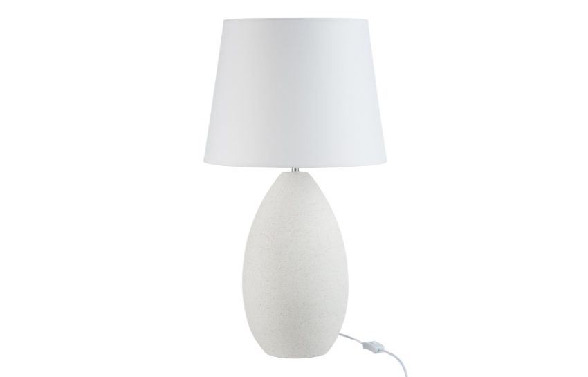 81797 - Table Lamp With White Ceramic Base • Mobilitop Lebanon Beirut